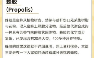 蜂胶哪个牌子好_如何挑选高品质蜂胶