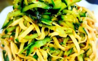 黄瓜丝拌凉菜怎么做_黄瓜丝拌凉菜的做法大全