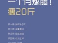 一周瘦20斤残忍法不反弹_真的可行吗