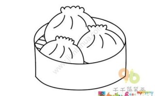 小笼包简笔画怎么画_小笼包图片简笔画教程