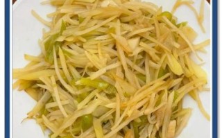 醋溜青椒土豆丝怎么做_醋溜青椒土豆丝家常做法