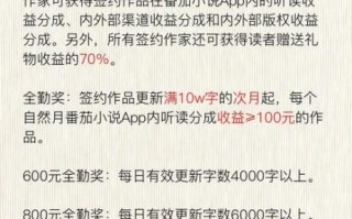 番茄小说怎么赚钱_番茄小说签约条件