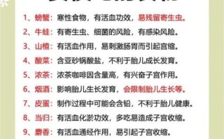 孕早期饮食禁忌有哪些_孕早期不能吃什么食物