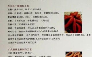风干肠怎么做_风干肠配方比例