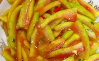 西瓜皮怎么炒好吃_西瓜皮的做法大全