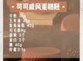生日蛋糕胚子怎么做_生日蛋糕胚子最佳配方