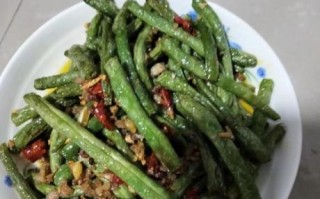 干煸四季豆怎么做_干煸四季豆家常做法