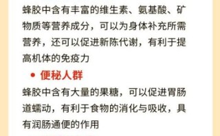 蜂胶哪些人不能吃_蜂胶禁忌人群有哪些