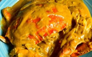 椰汁咖喱蟹怎么做_椰汁咖喱蟹做法窍门