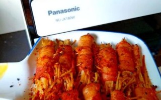 培根卷金针菇怎么做_培根卷金针菇烤箱温度时间