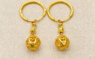 金耳环多少钱一对_金耳环图片及价格