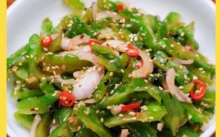 苦瓜凉拌怎么做好吃还不苦_苦瓜凉拌不苦的小窍门