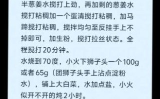 淮扬狮子头怎么做_狮子头软嫩不碎的秘诀 淮扬狮子头怎么做_狮子头软嫩不碎的秘诀