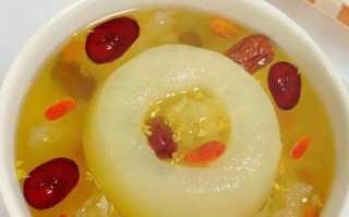冰糖雪梨炖多久效果最好_炖多久止咳润肺