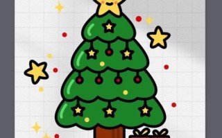 如何画圣诞树简笔画_圣诞树简笔画步骤