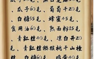 做月饼需要哪些材料_传统月饼配方大全