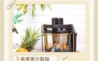 鲜榨果汁怎么做_榨汁机使用技巧
