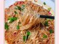 肉末粉条怎么炒不粘锅_肉末粉条的家常做法步骤