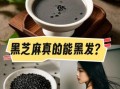 黑芝麻丸能治白发吗_吃多久见效