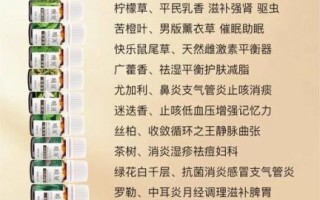 精油的功效与用法_40种精油怎么选