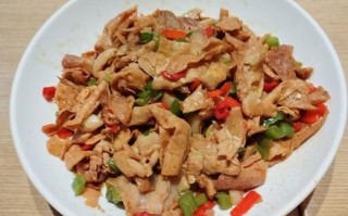肉炒豆腐皮怎么做_家常做法窍门