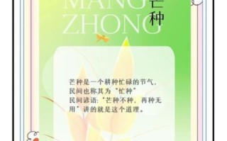 芒种有什么人生寓意_芒种如何启示成长