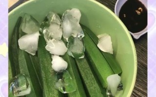 芥末秋葵怎么凉拌才好吃_芥末秋葵凉拌做法
