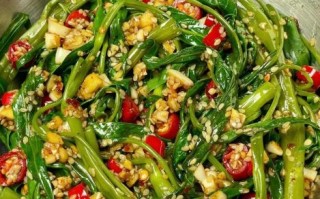 凉拌空心菜怎么做_空心菜焯水几分钟才脆绿