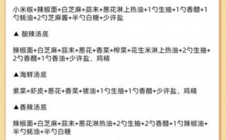 麻辣烫汤底怎么做_麻辣烫汤底配方比例