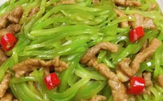 笋怎么做好吃_莴笋炒肉片做法