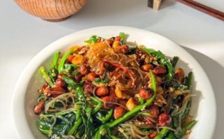 陈醋菠菜花生米怎么拌好吃_陈醋菠菜花生米做法窍门