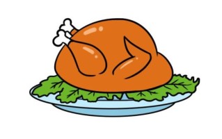 感恩节火鸡卡通图片哪里找_如何画可爱火鸡