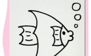 鱼简笔画怎么画_儿童画鱼步骤