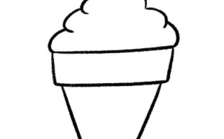 冰激凌简笔画怎么画_冰激凌图片简笔画教程