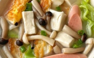 蘑菇豆腐汤怎么做_蘑菇豆腐汤的家常做法