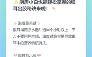 银耳怎么煮容易烂_银耳快速出胶的方法