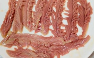 猪腰子怎么切腰花_腰花刀法图解