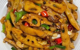 莲藕和什么一起炒好吃_莲藕炒肉片的做法