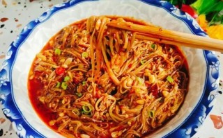 香辣金针菇怎么做_香辣金针菇家常做法
