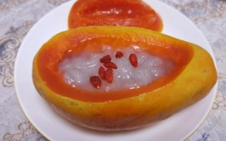 木瓜雪蛤的做法_木瓜雪蛤怎么吃最好
