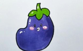 东坡茄子简笔画怎么画_东坡茄子简笔画步骤