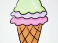 冰淇淋怎么画可爱_冰淇淋简笔画教程