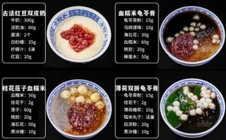 商用糖水配方怎么做_开店用糖水比例是多少