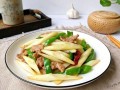 茭白炒肉片怎么炒好吃_茭白炒肉片需要焯水吗