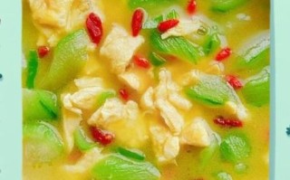 丝瓜毛豆蛋汤的做法_丝瓜毛豆蛋汤的功效