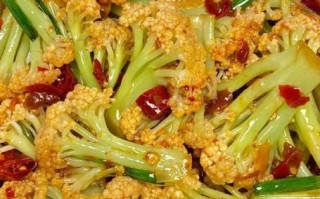 素炒干煸花菜怎么做_花菜不焯水可以吗
