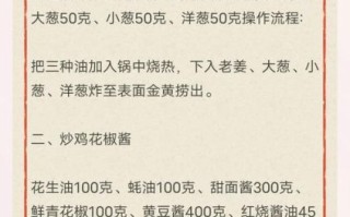 炒鸡酱怎么做_炒鸡酱配方比例