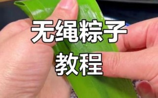 包粽子视频慢动作_粽子怎么包才紧实