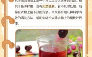 樱桃汁怎么洗_樱桃汁弄到衣服上怎么洗掉