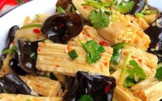 凉拌腐竹丝怎么做好吃_腐竹丝焯水几分钟